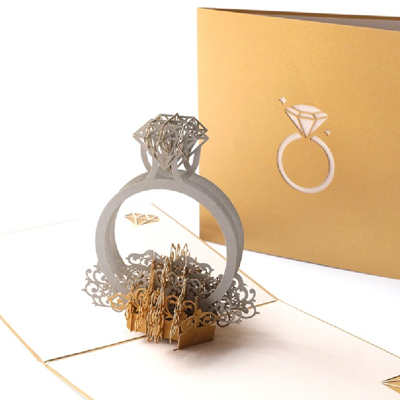 Wedding Greeting Card 3D Pop-up Invitation Card – 4FunGift