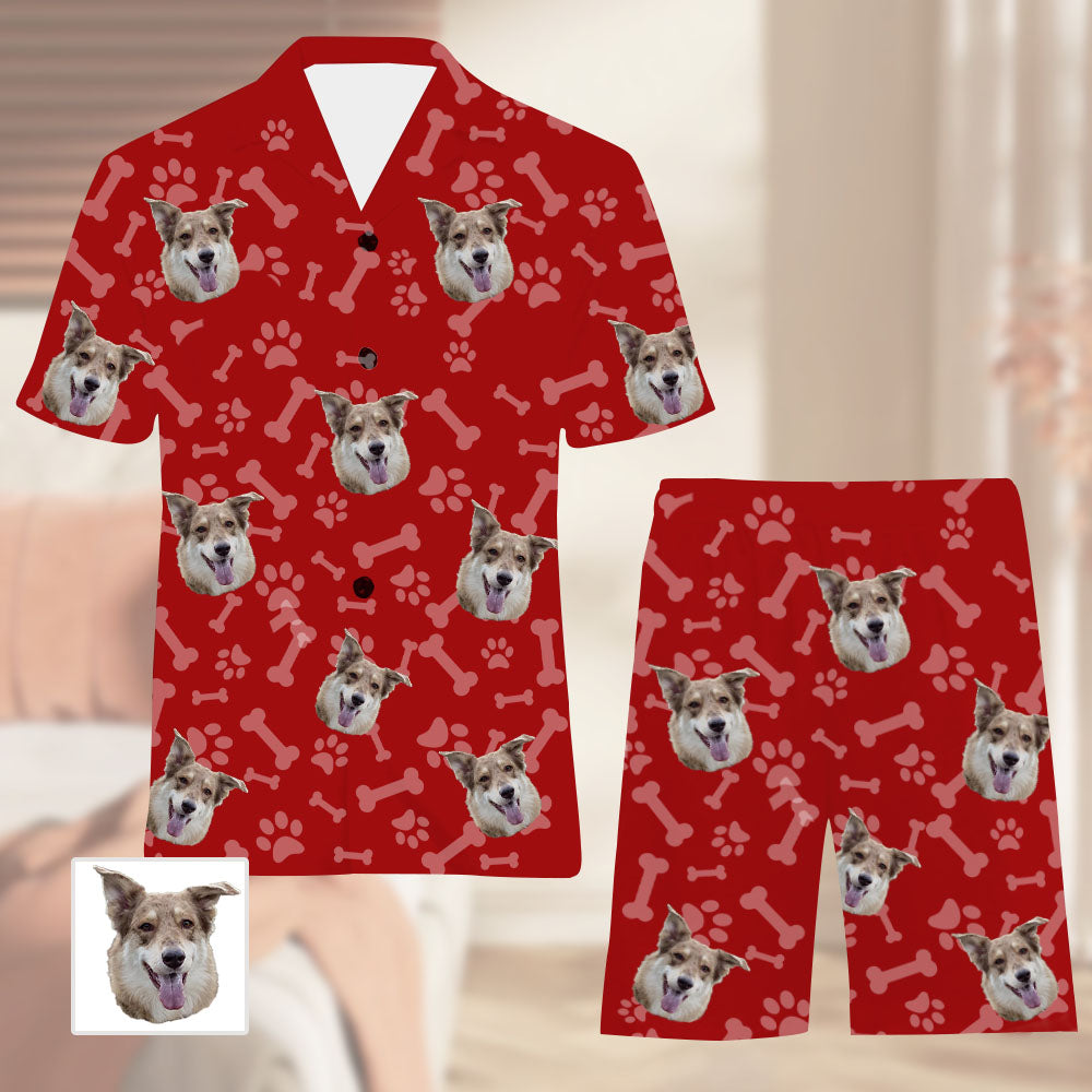 Red Dog Photo Custom Bone Paw Print Custom – 4FunGift