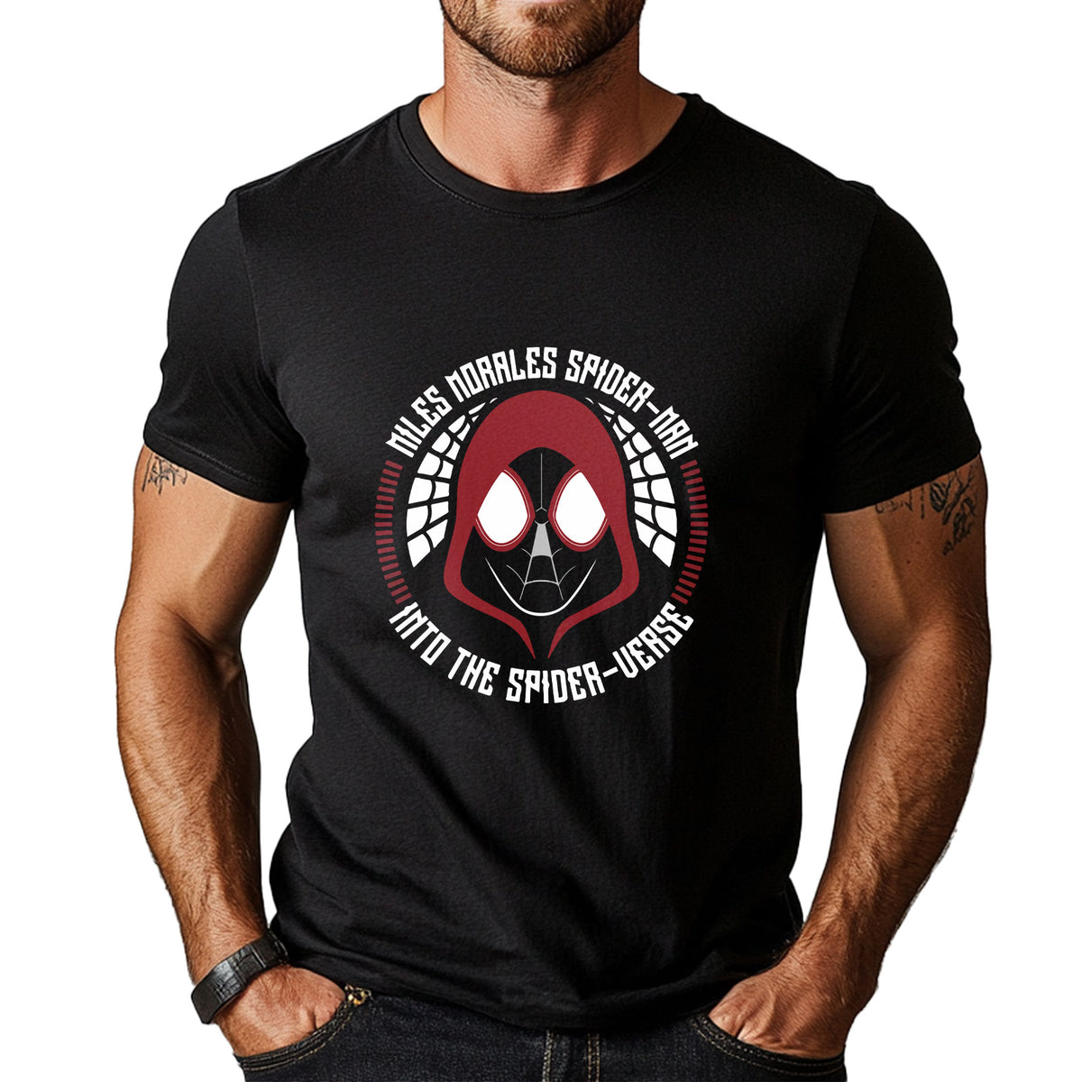 (Local Warehouse) Marvel's Spider-Man Into The Spider-Verse T-Shirt ...