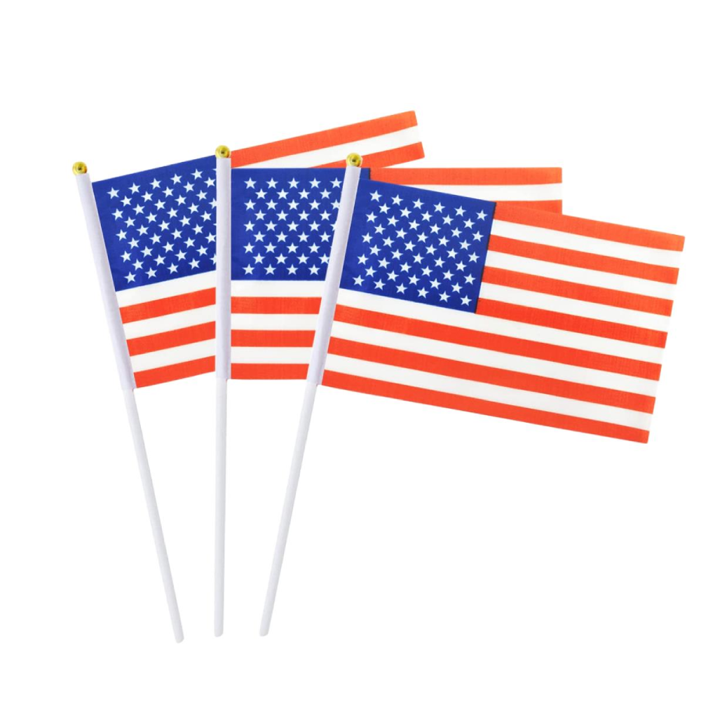 2 Pcs Hand Waving Small Flag Portable American Flag – 4FunGift