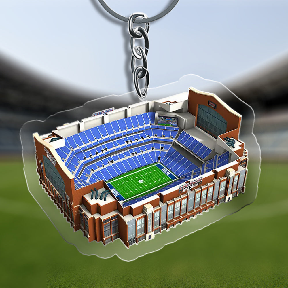 Lucas Oil Stadium Gifts For Football Fan Acrylic Keychain American Foo ...