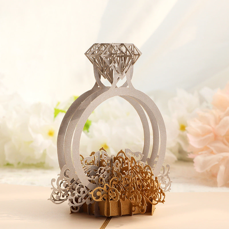 Wedding Greeting Card 3D Pop-up Invitation Card – 4FunGift