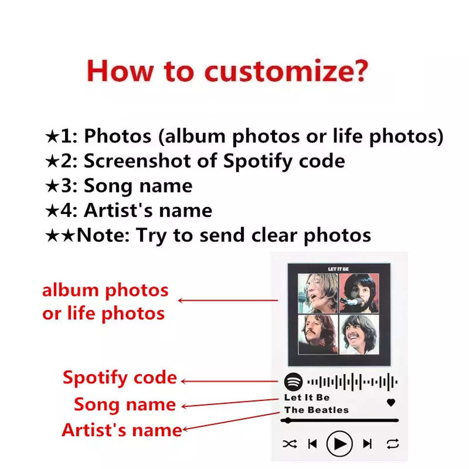 Custom Scannable Music Code And Photo Blanket – 4FunGift
